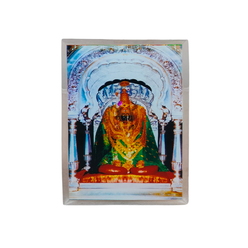 Tulja Bhavani Maa Acrylic Frame for Mandir, Car & Table Decor 5 Inches ...