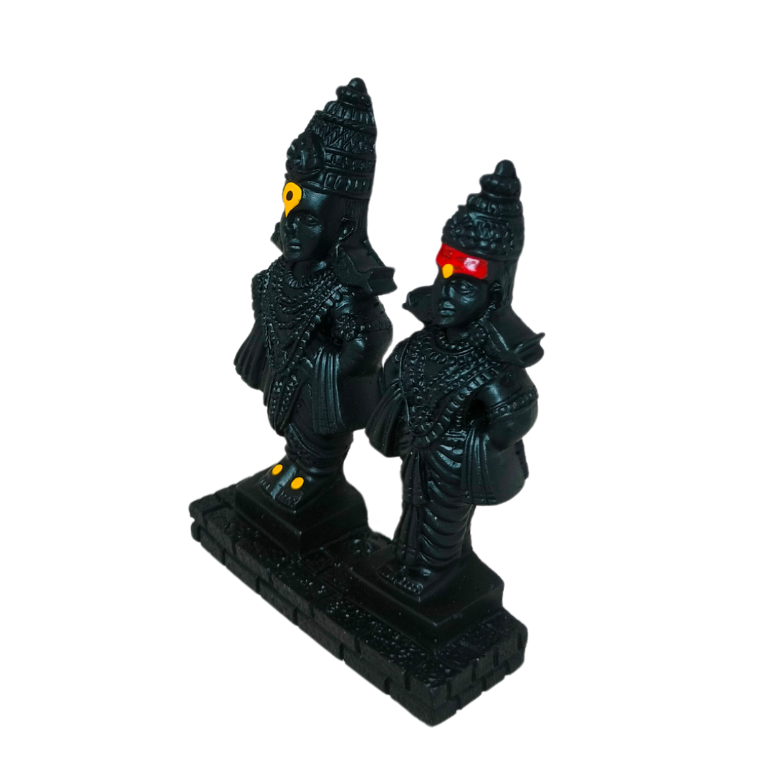 Vitthal Rukmini Idol Statue Height 3 Inches for decor of home mandir ...
