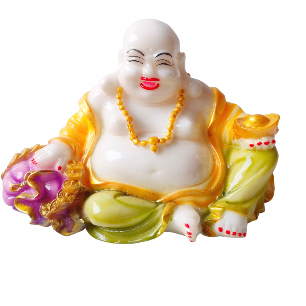 Fiber Idol Laughing Buddha 5 Inch (₹1200)