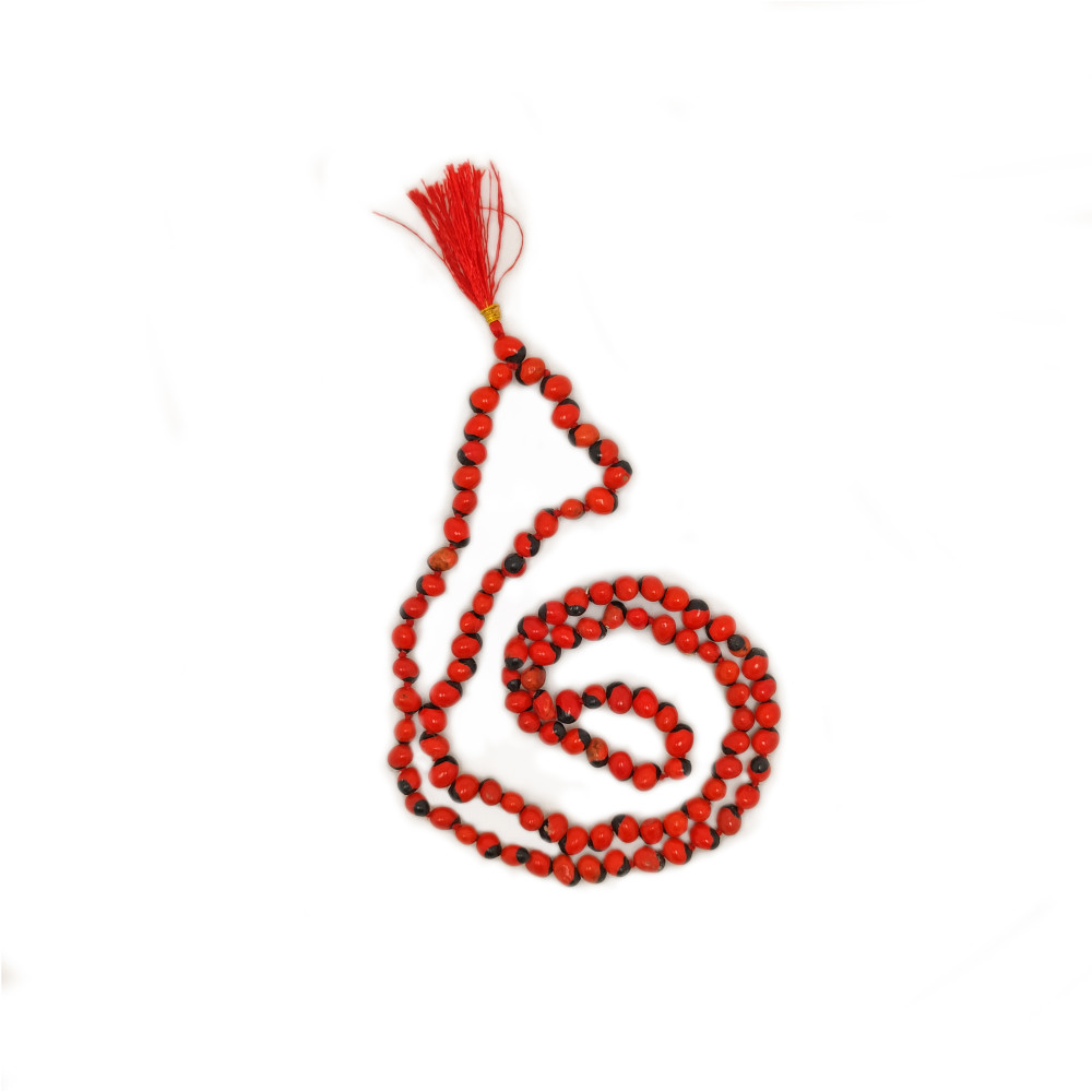 Original Laal Gunja Mala (₹329) /Gurinvida Mala/ Chirmi / Gumchidana ...