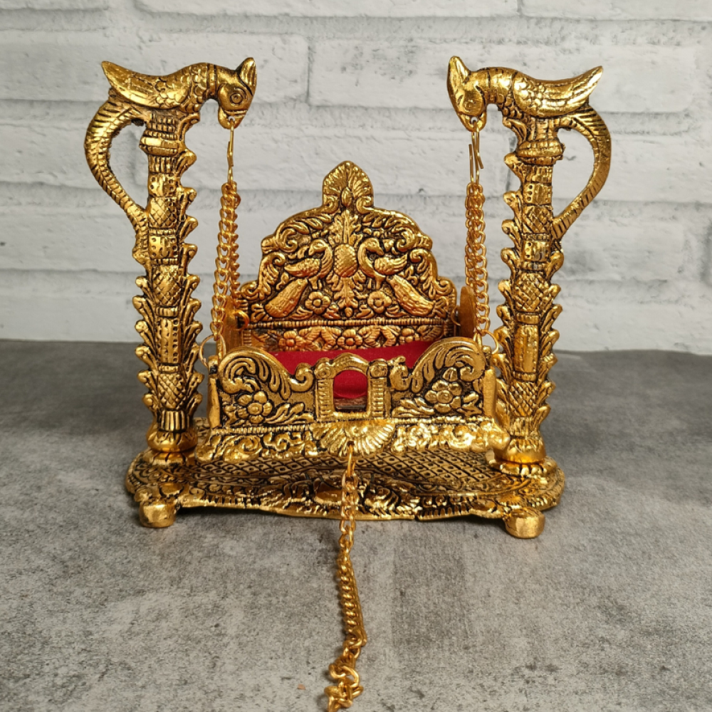 Metal Swing Laddu Gopal Jhula,Krishna Palana,Thakur ji Jhoola, Height 6 ...