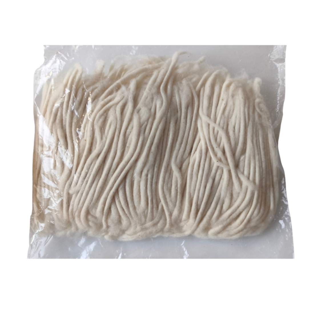 Long Cotton Wicks,Lambi Batti/ Rui Batti for Pooja Temple (White, Pack ...